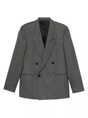 LARDINI Double-breasted Blazer - Grey