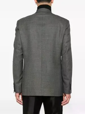 LARDINI Double-breasted Blazer - Grey