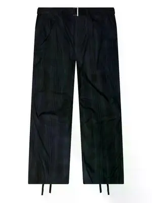 Sacai Plaid Buckled Trousers
