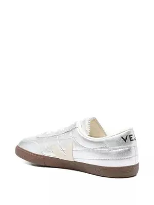 VEJA Panenka Leather Sneakers - Silver