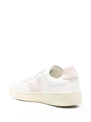 VEJA V-90 Leather Petale Sneakers - White