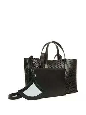SERGIO ROSSI Mini Mermaid Perforated Tote Bag