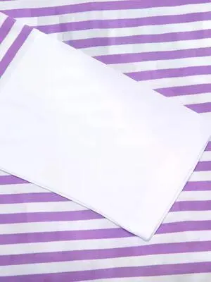 Play Comme Des Garcon Striped Heart-logo T-shirt