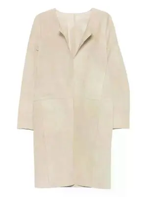 TOTEME Suede Coat - Neutrals