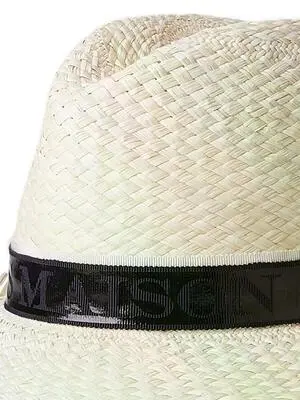 MAISON MICHEL Zango Straw Fedora Hat