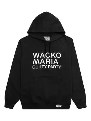 WACKO MARIA Heavyweight Pullover Hoodie - Black