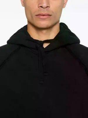 Stone Island Cotton Hoodie - Black