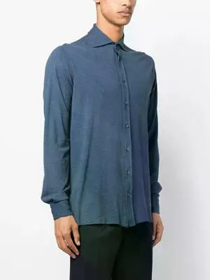 BARBA NAPOLI Long-sleeve Cotton Shirt