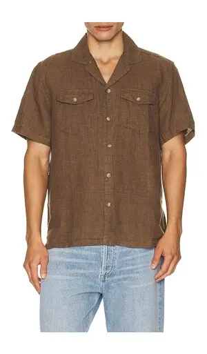 Faherty Brand Reserve Basque Camp Shirt In . Also