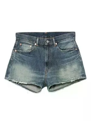 Denimist Haisley Frayed Denim Shorts