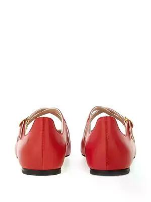 Bally Beliska Leather Ballet Flats