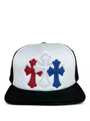 Chrome Hearts Cross Motif Trucker Hat - Blue