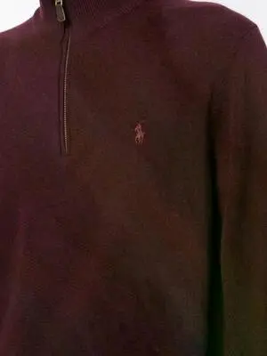 Polo Ralph Lauren Wool Zip-up Jumper - Red
