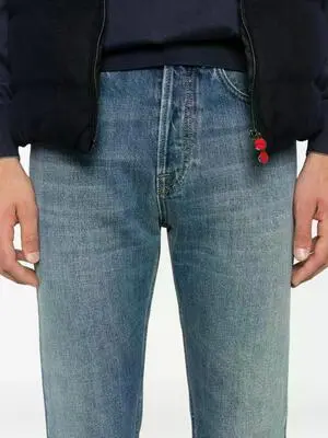 Eleventy Straight Leg Cotton Jeans