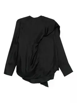 Christian Wijnants Tabia Asymmetrical Hem Shirt