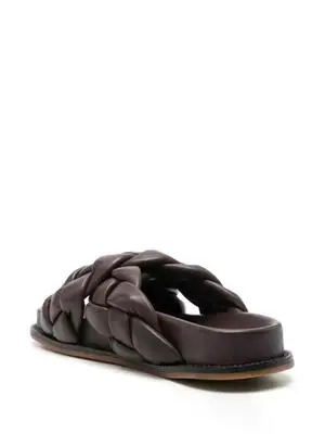 Fabiana Filippi Braided Leather Slides