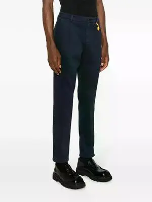 MANUEL RITZ Logo-charm Gabardine Trousers