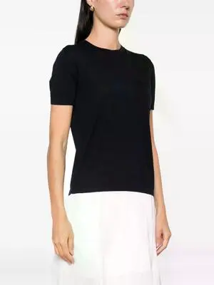 Max Mara Wool Knit T-shirt - Blue