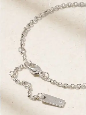 Messika Move Classique Ciselé 18-karat White Diamond Bracelet