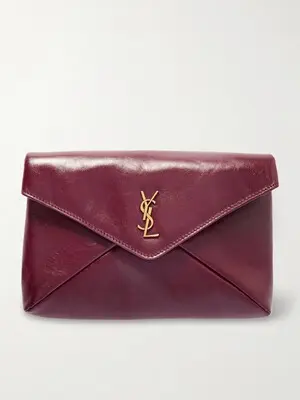 Saint Laurent Cassandre Large Clutch - Red
