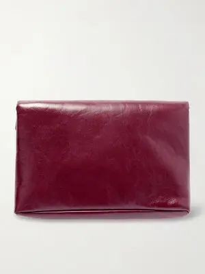 Saint Laurent Cassandre Large Clutch - Red