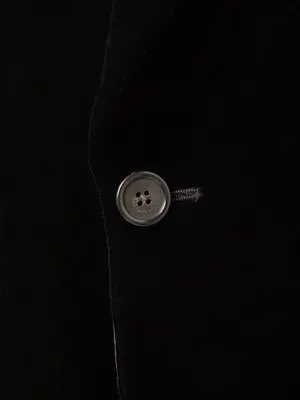 Saint Laurent Double-breasted Velour Blazer