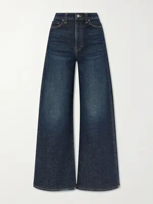 Khaite Dane High-rise Wide-leg Jeans