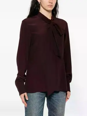 Stella McCartney Silk Bow-tie Shirt