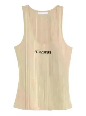 Patrizia Pepe Logo Camis Tanks For Women
