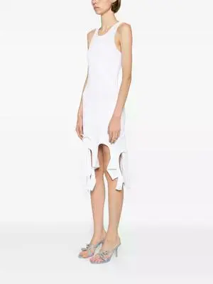 Alexander Wang Deconstructed Cotton Minidress - White