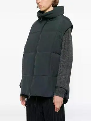 Yohji Yamamoto Sleeveless Puffer Gilet - Grey
