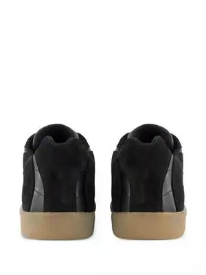 FLANEUR Low-top Leather And Suede Sneakers