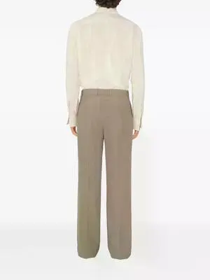 Burberry Silk Tailored Trousers
