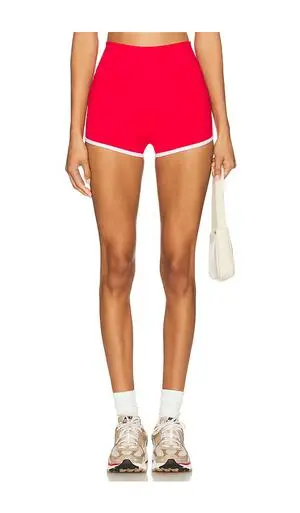 WELLBEING + BEINGWELL Movewell Alba 3 Inch Short - Red