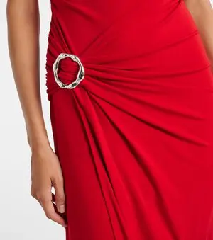 Simkhai Blain Gathered Jersey Gown