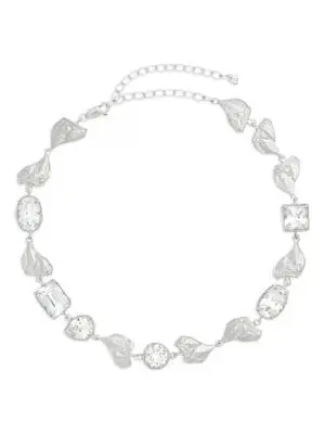 LOVENESS LEE Sterling Leaf-shaped Crystal Necklace