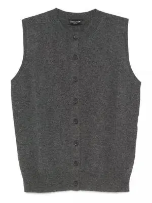 Fabiana Filippi Sleeveless Button-fastening Cardigan