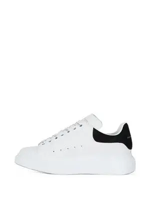 Alexander McQueen Oversized Leather Sneakers - White