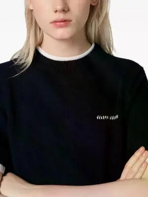 Miu Miu Short-sleeve Crew-neck T-shirt