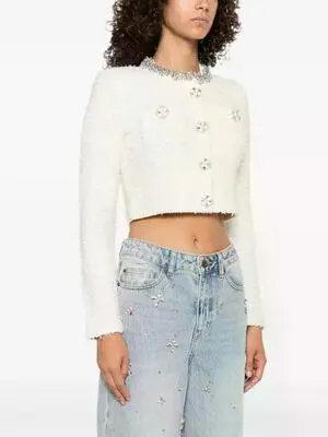SELF-PORTRAIT Embellished Buttons Cardigan