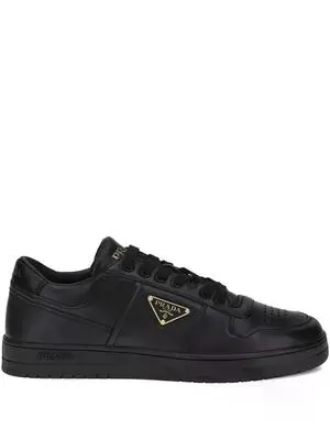 Prada Leather Logo-plaque Sneakers