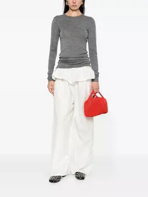 RÓHE Long-sleeved Fine Knit Merino Wool T-shirt