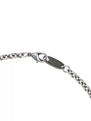 Balenciaga Tone Vip Plaque Necklace