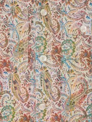 CORRIDOR Paisley-print Long-sleeve Shirt Jacket
