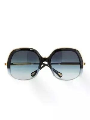Chloé Leia Oversized Sunglasses - Black