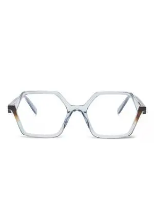 VERONIKA WILDGRUBER Vega Geometric Frame Eyeglasses - Blue