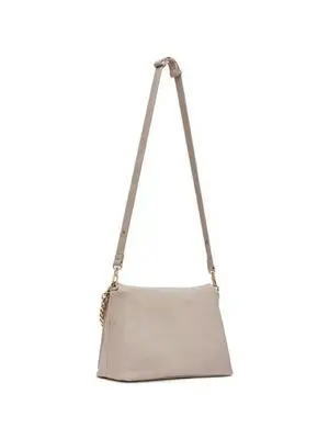 Liu Jo Logo Plaque Chain Strap Shoulder Bag - Neutrals