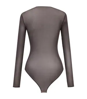 Saint Laurent Stretch-jersey Bodysuit - Brown
