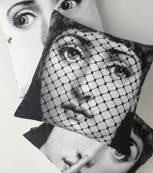 FORNASETTI Tema E Variazioni Ape Cushion - Multicoloured