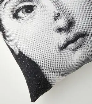 FORNASETTI Tema E Variazioni Ape Cushion - Multicoloured